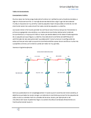 Practica 4 - REDES - Fundamentos de Redes de Telecomunicación. Práctica 4. FRANCISCO JAVIER ...