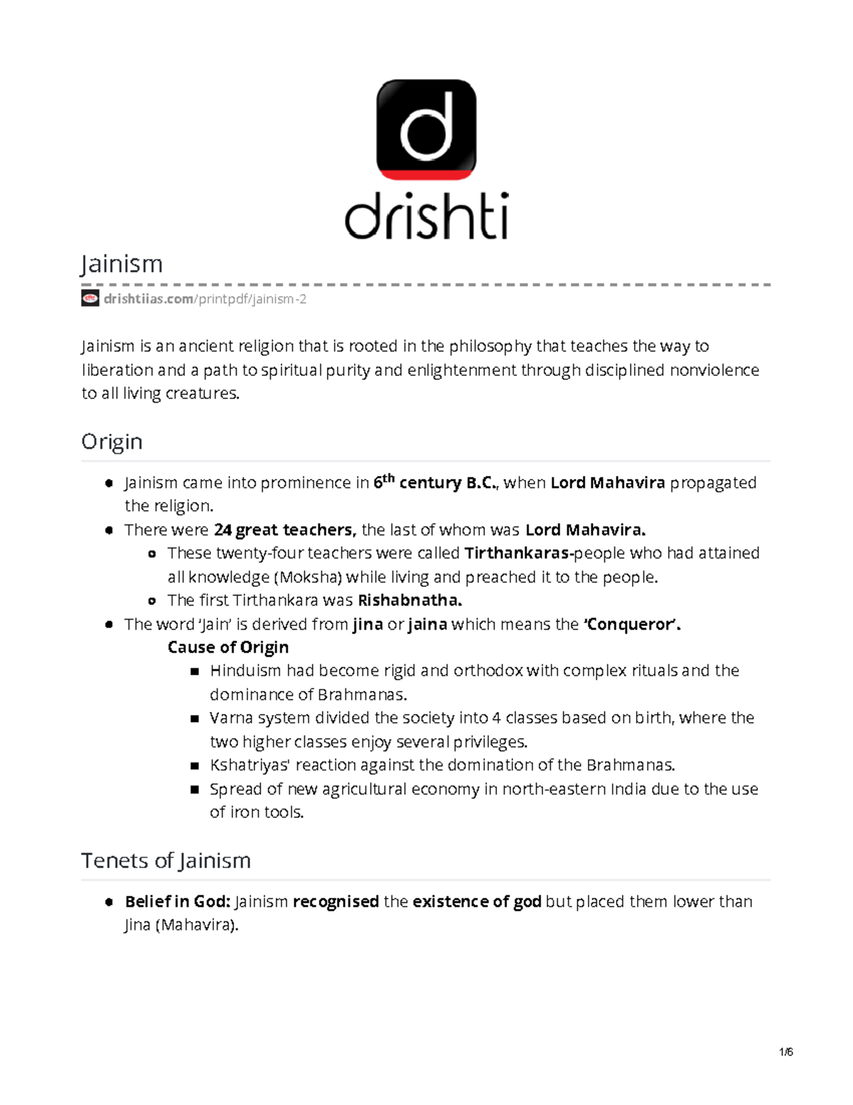 Jainism-2 - Grgj hxeyj. Hdgj - Jainism drishtiias/printpdf/jainism ...