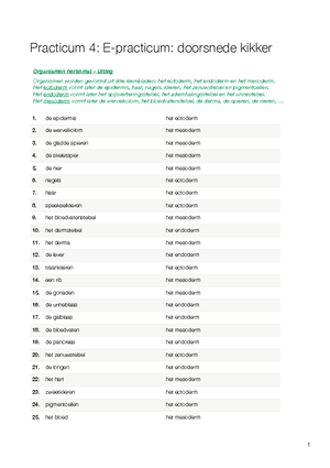 Histologie thema 4 epitheel - I. INLEIDING: KENMERKEN, OORSPRONG EN ...