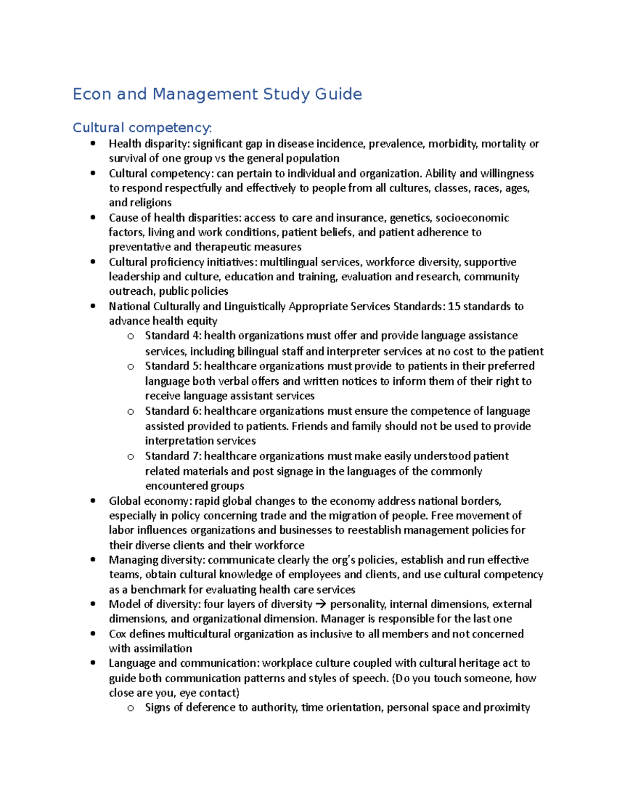 Econ and Management Study Guide - Econ and Management Study Guide ...
