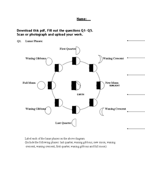 AST130 Lun Srf - lab 1 - ASTRONOMY 130 LUNAR SURFACE FEATURES PURPOSE ...