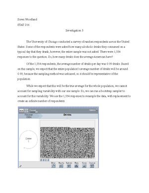 Week 12 - Practice, extension, and preparation activities - STAT 216 PRACTICE, EXTENSION, AND ...