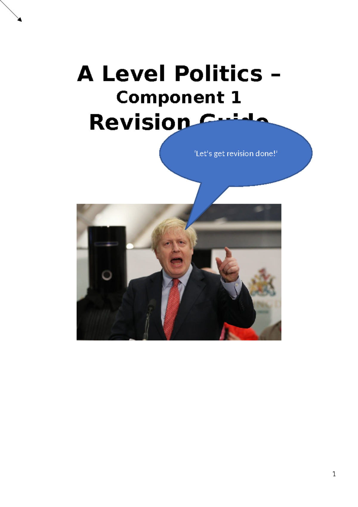 A Level Politics Revision Guide component 1 - A Level Politics ...