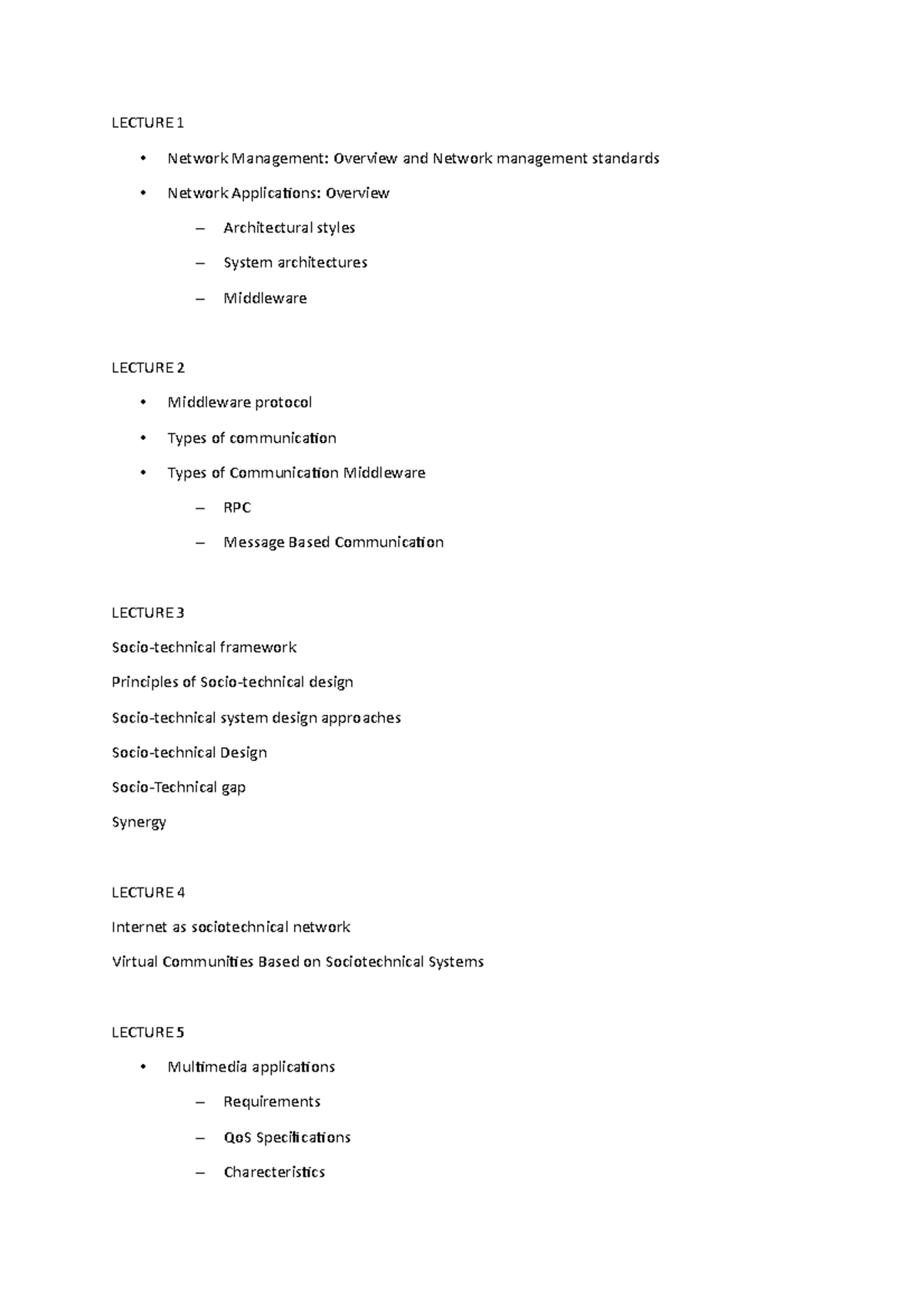 mnet in networking assignment 3 - LECTURE 1 Network Management ...