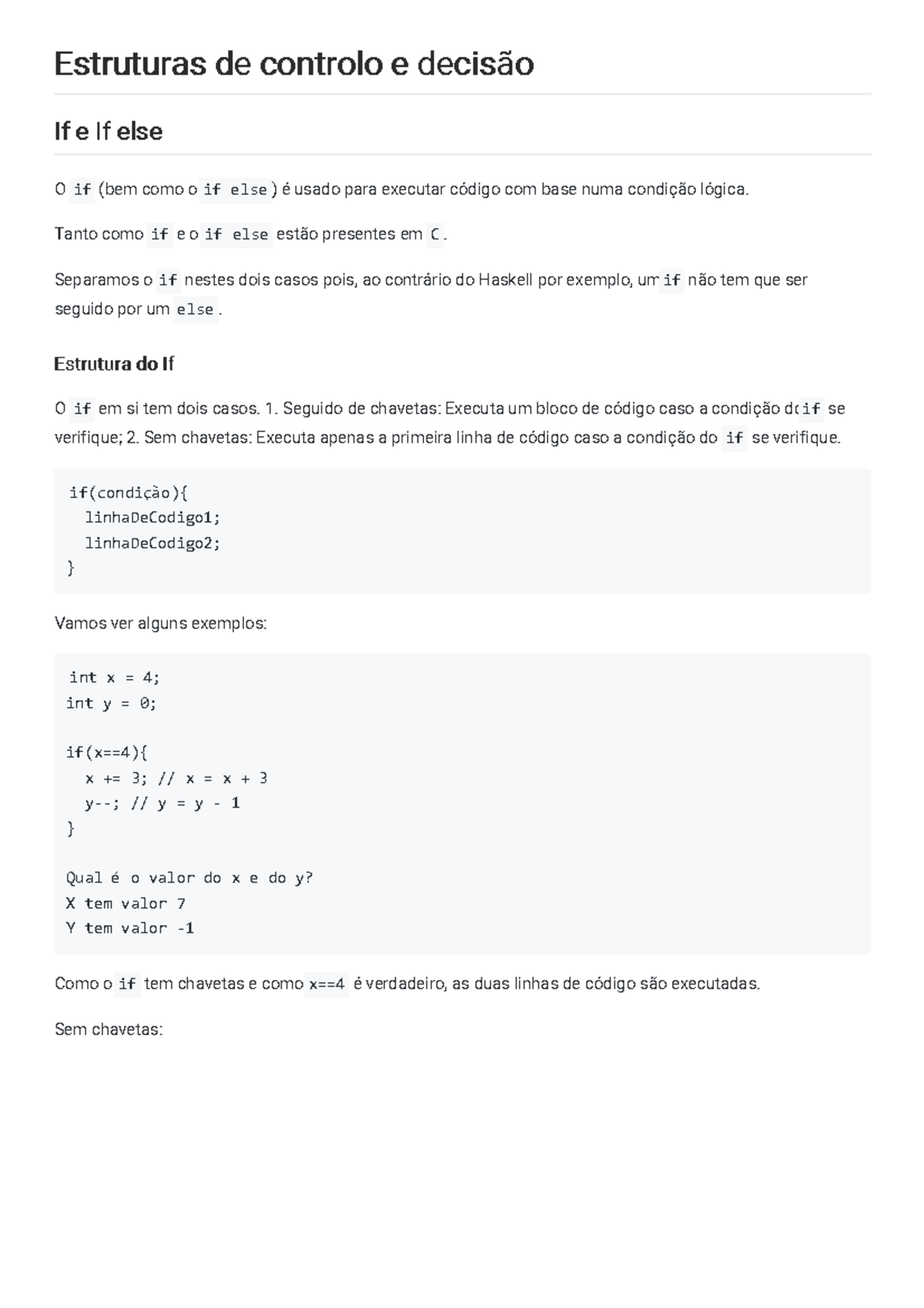 Estruturas de controlo decisao - Estruturas de controlo e decisãoEstruturas de controlo e ...