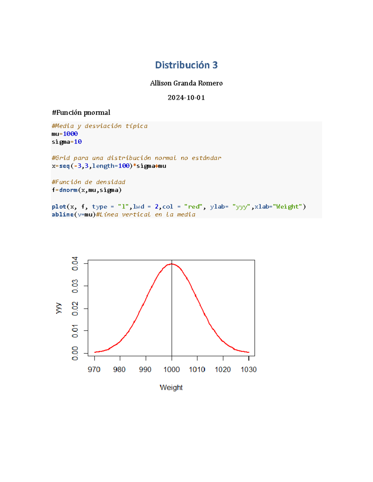 Distribución-3 - Programación en R studio - Distribución 3 Allison ...