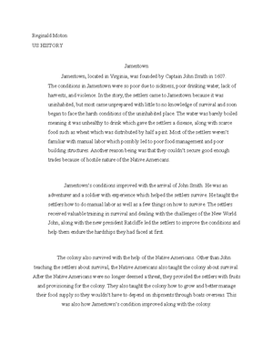 HIST 1301 Online Primary Source Assignment - Name: [INSERT NAME HERE] Primary Source Assignment ...