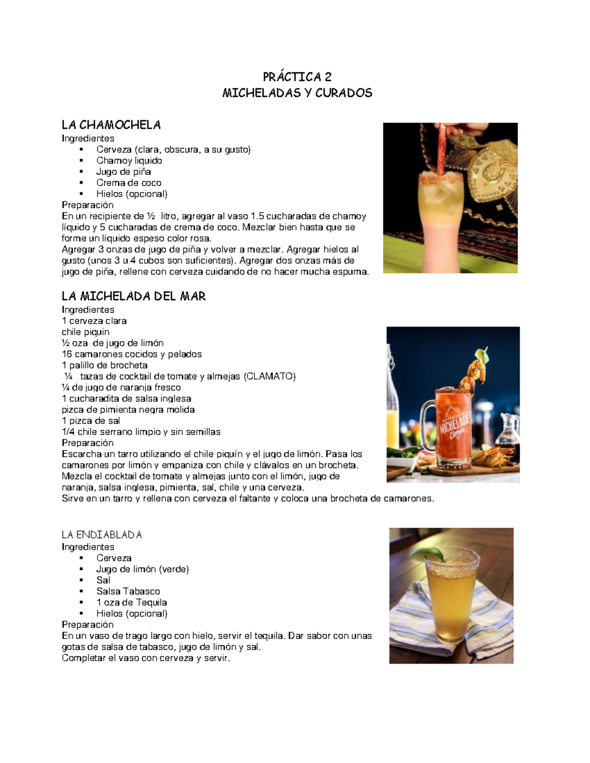 Receta de curados de pulque - PRÁCTICA 2 MICHELADAS Y CURADOS LA ...