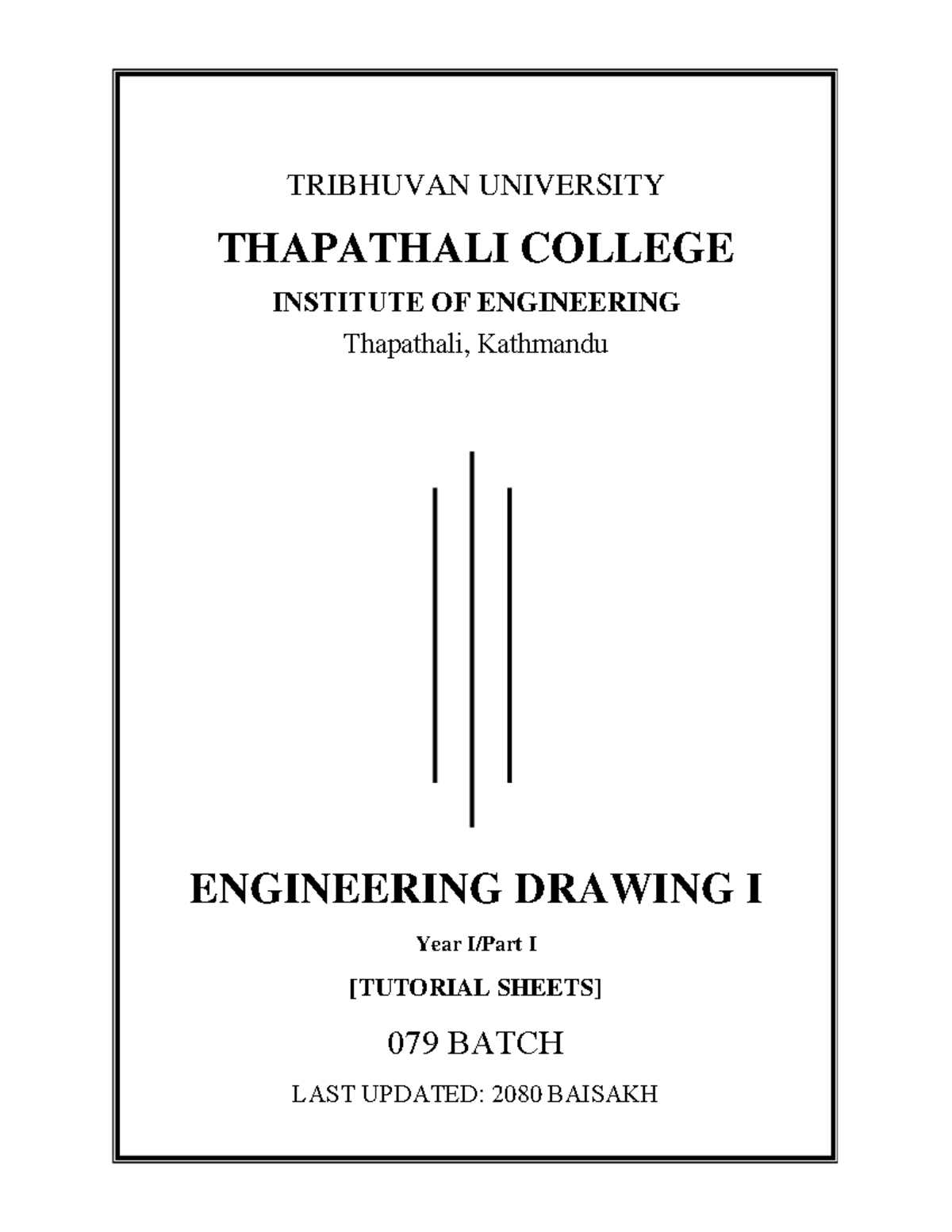 Engineering-DRG-I-2080-1 230729 183604 - TRIBHUVAN UNIVERSITY ...