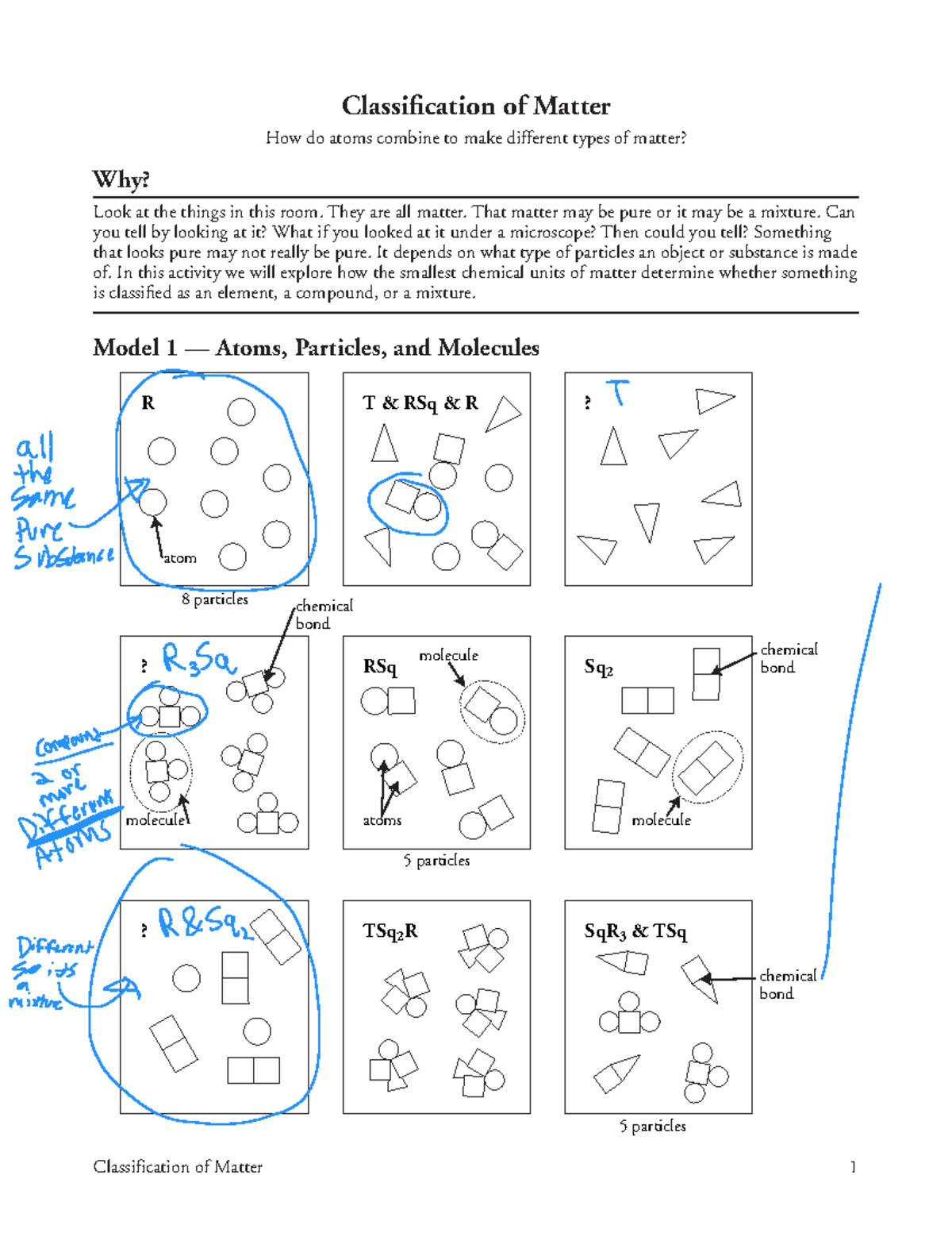 7+Classification+of+Matter-S - Classification of Matter 1 Classification of Matter How do atoms ...