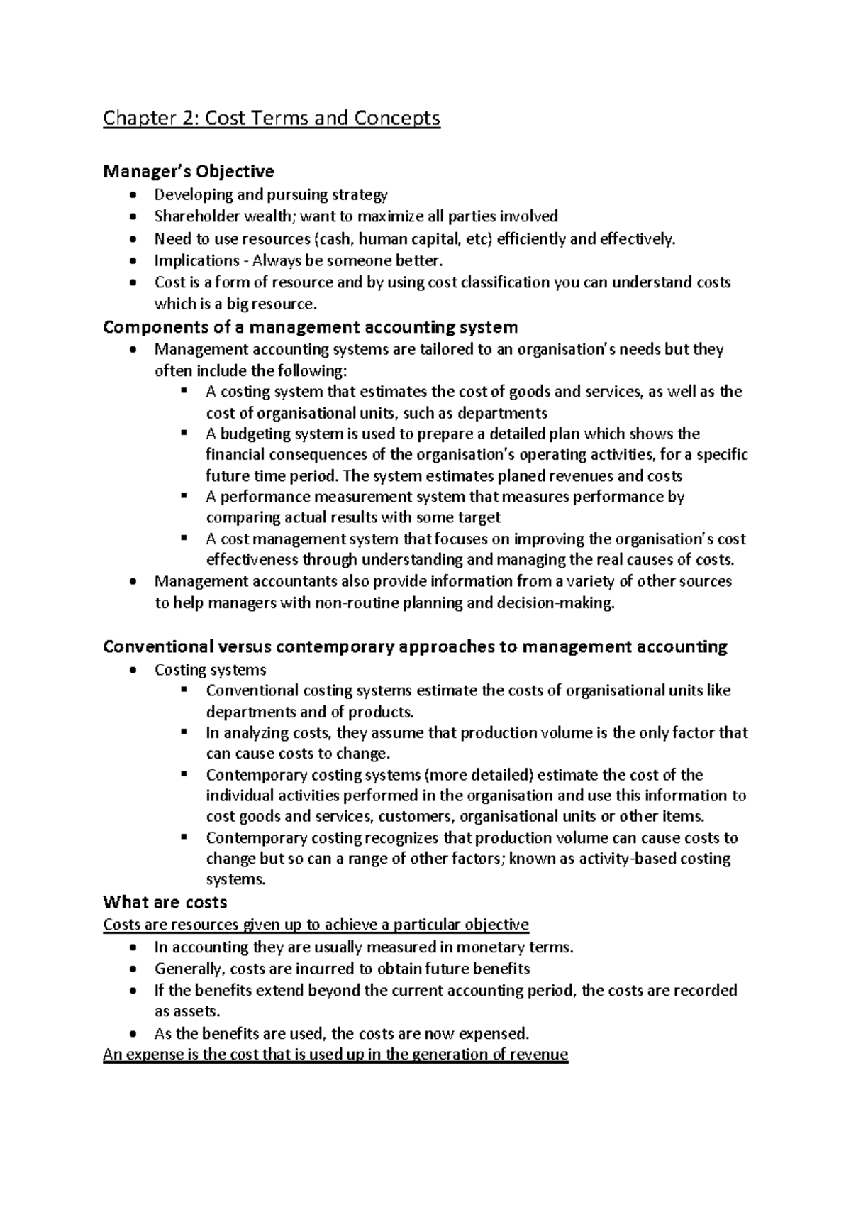 Cost terms and concepts - Warning: TT: undefined function: 32 Warning: TT: undefined function ...