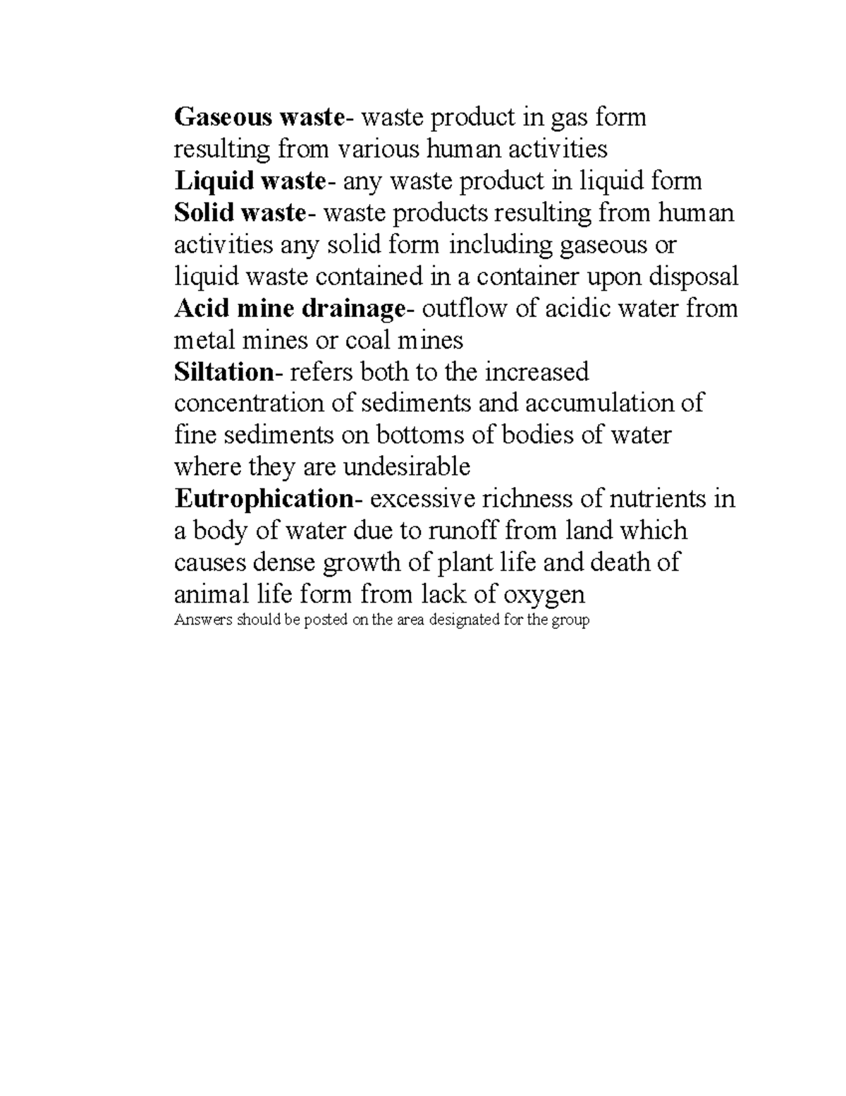 Gaseous waste - n/a - Gaseous waste- waste product in gas form ...