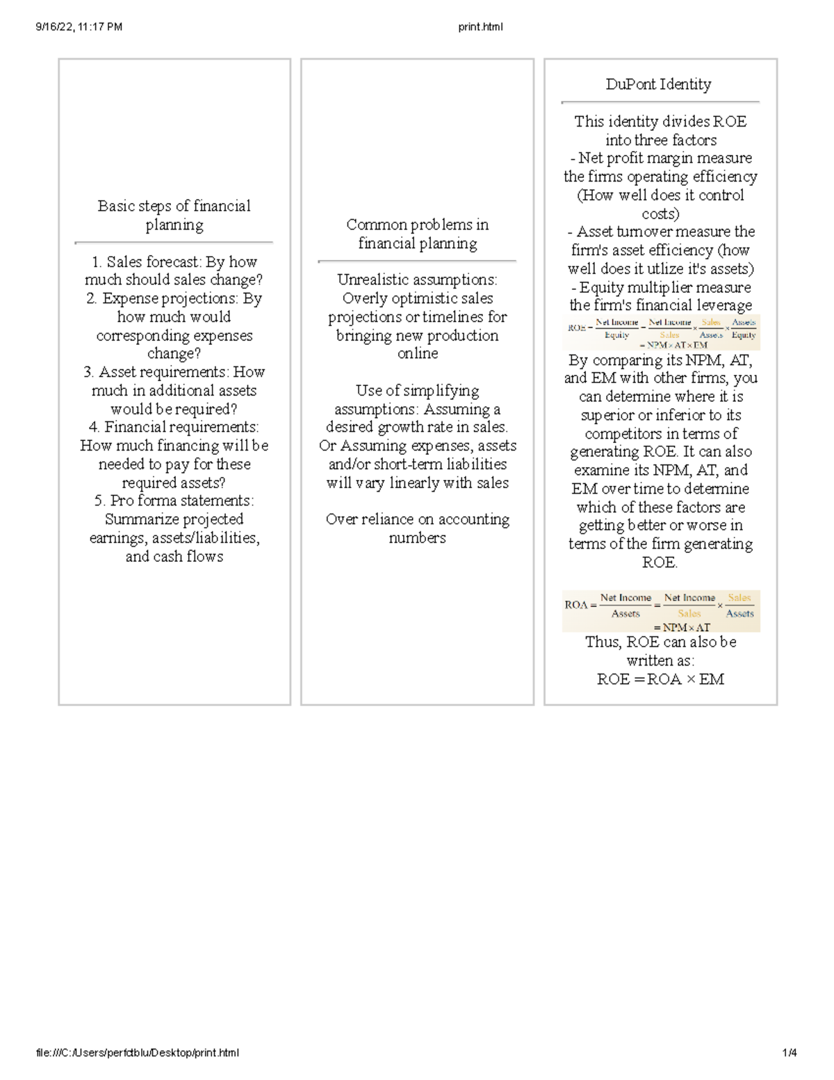 Week 2 - week 2 fin and mkt work lecture notes - Basic steps of ...
