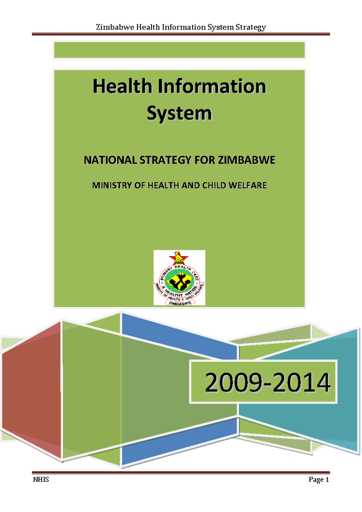 Zimbabwe health system - 20200099 - 22010144 He Heaalltthh ...
