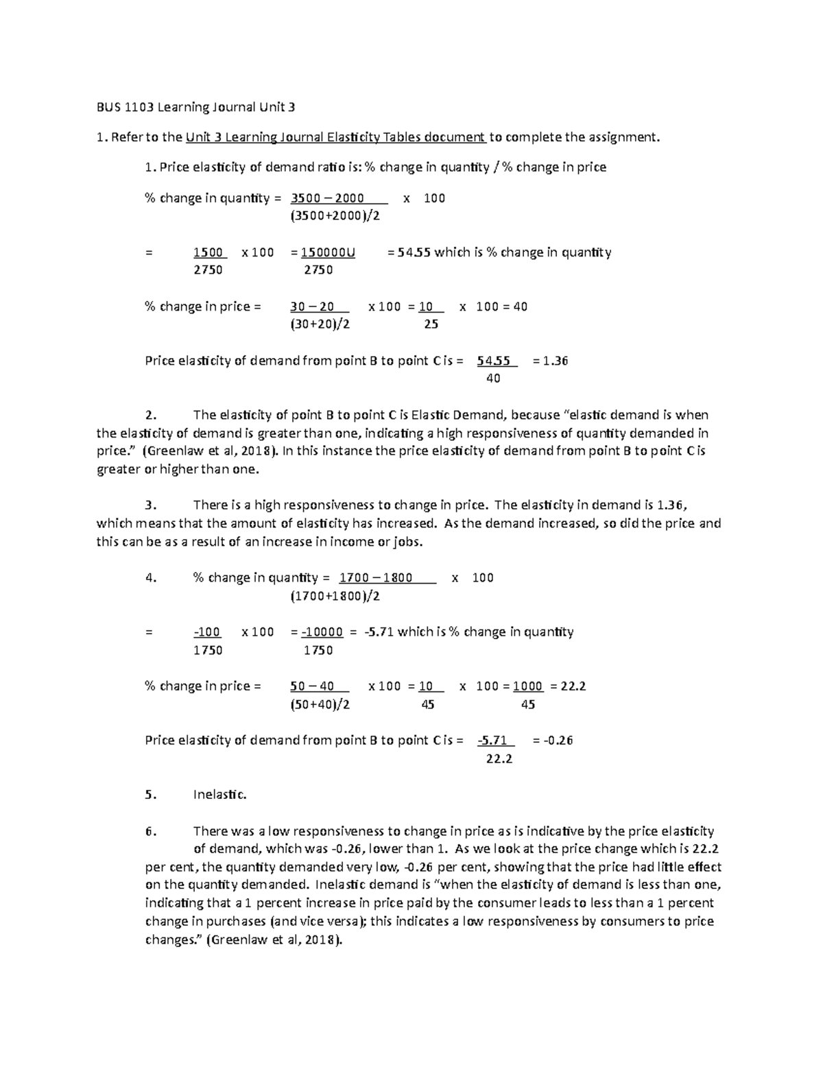 BUS 1103 Learning Journal Unit 3 - BUS 1103 Learning Journal Unit 3 ...
