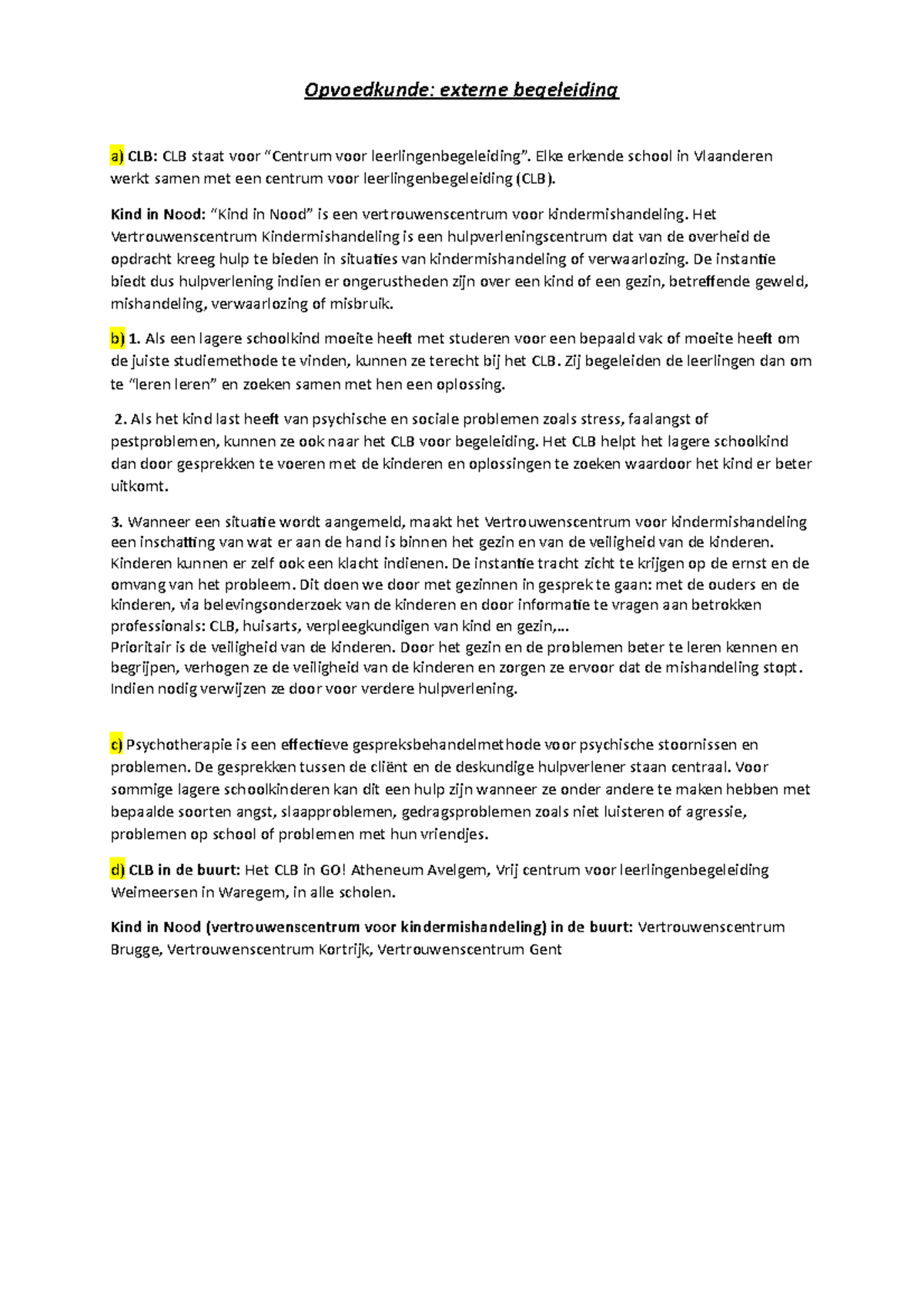 Opvoedkunde (externe begeleiding) - Elke erkende school in Vlaanderen ...