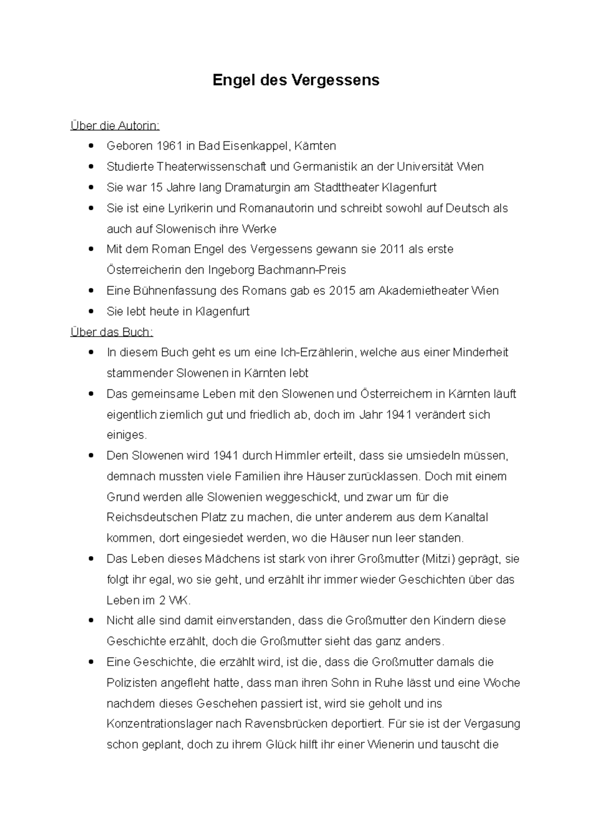 Engel des Vergessens - Pflichtlektüre 2021 (Millner) - Engel des ...