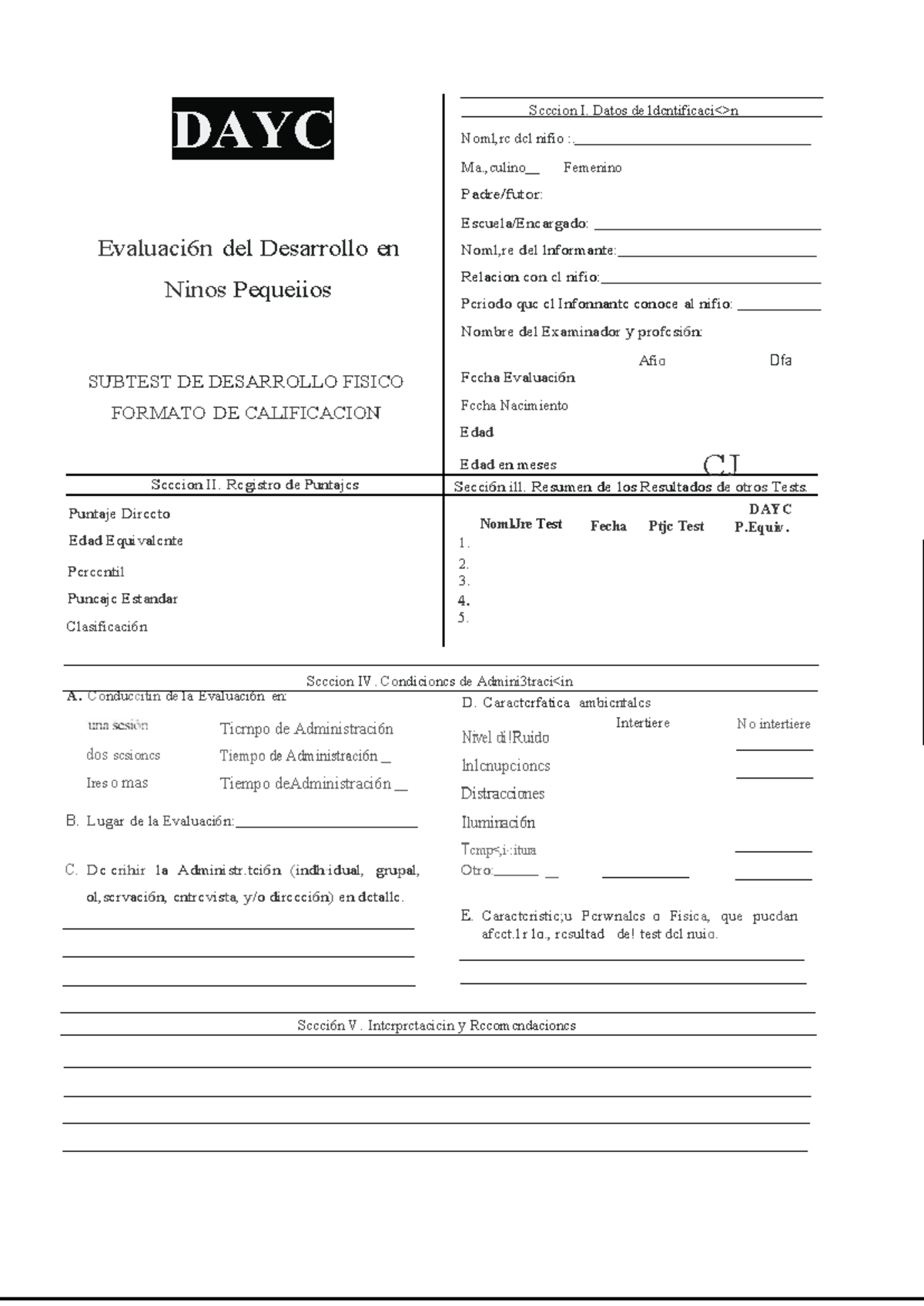 DAYC+-+subtest+ (2) - fichita - DAYC Scccion I. Datos de ldcntificaci n ...
