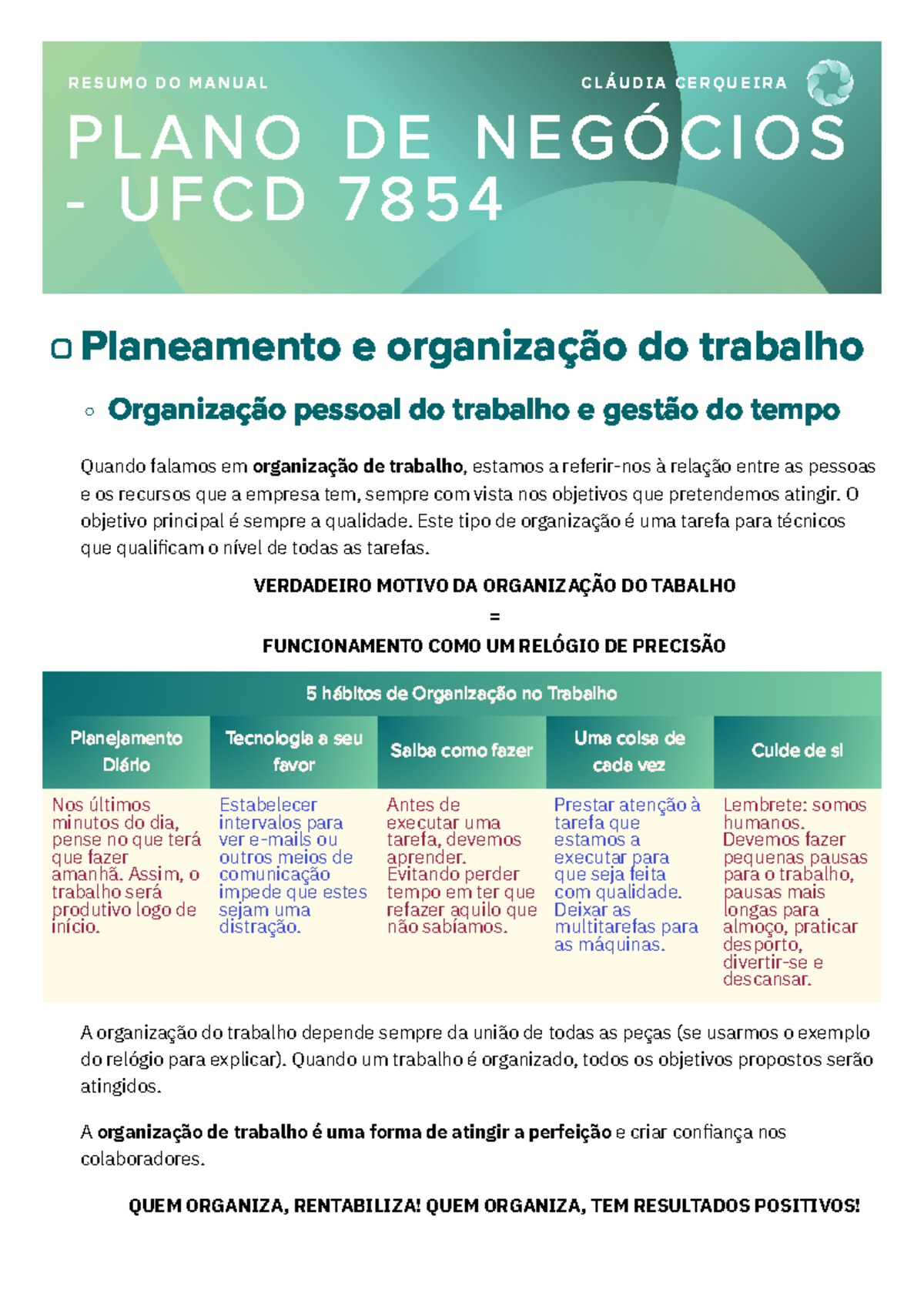 UFCD 7854 - Resumo Marketing - Quando falamos em organização de ...
