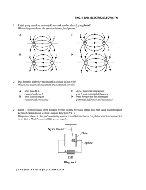Physics Form 5 Chapter 3 Electricity - Chapter 3: Electricity CERT 7 ...