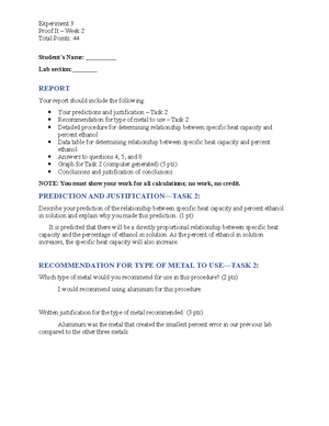 CHEM 109 Exp. 2 - Get Charged Up Part I - week 2-2 - Experiment 2 Get ...
