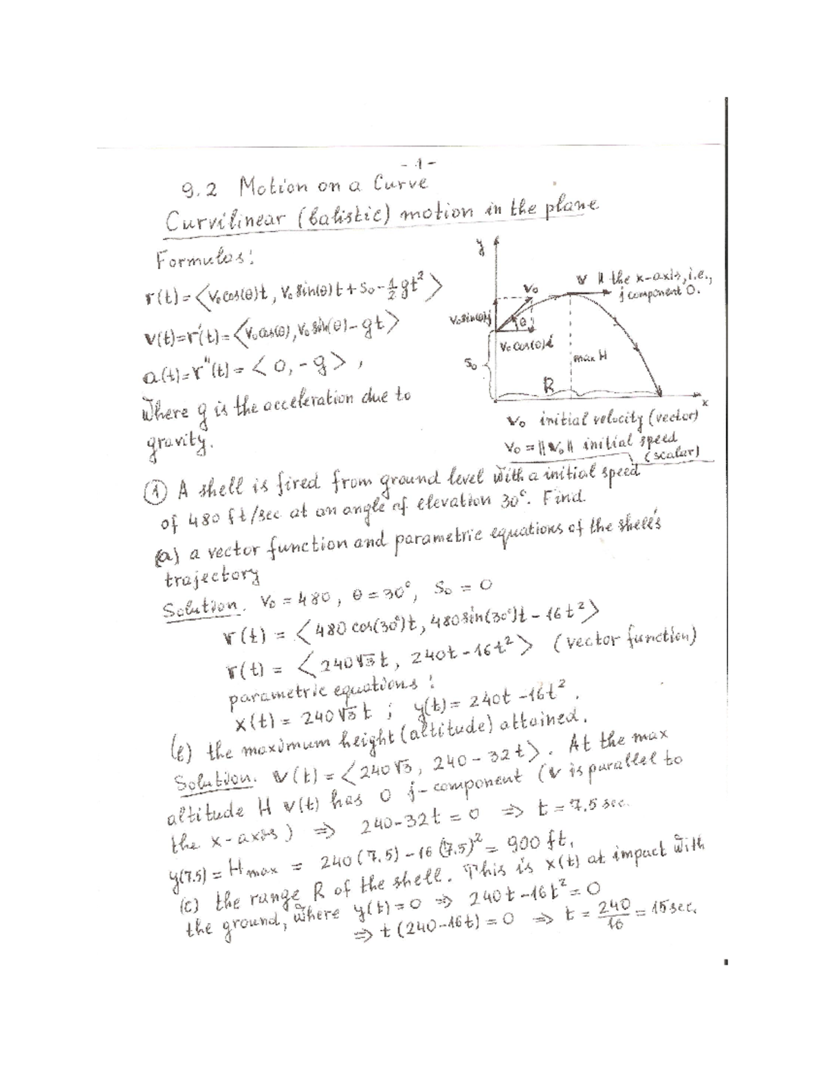 9 2 Motion on a Curve Problems and Solutions - ENGR 233 - Studocu