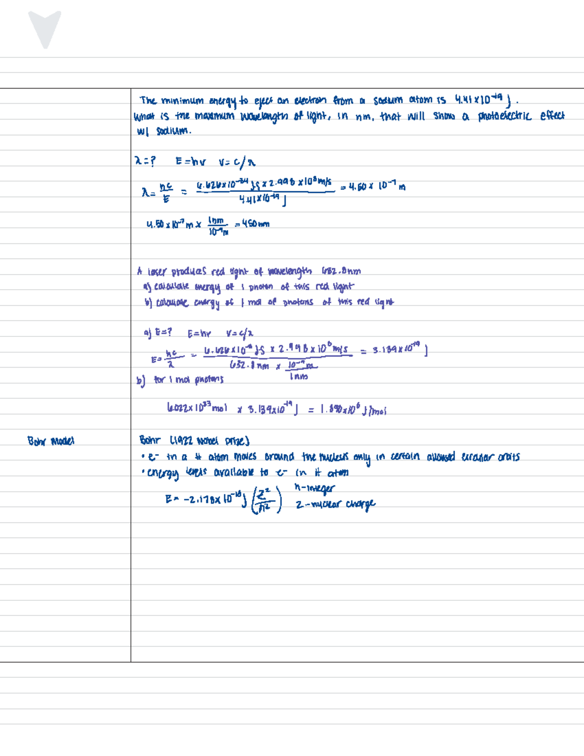 Chemistry 1- practice key points ch r,1,2 - The minimum energy to ...