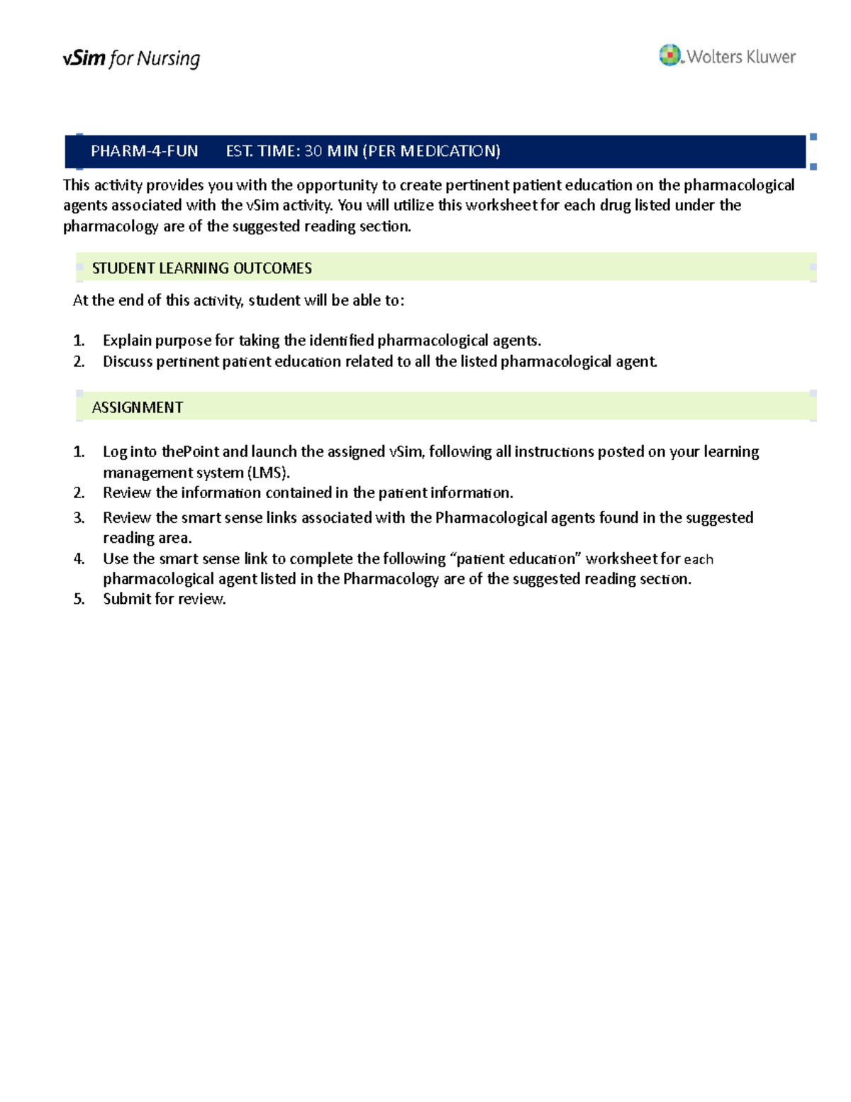 V Sim Patient Education Activity (1) - This activity provides you with ...