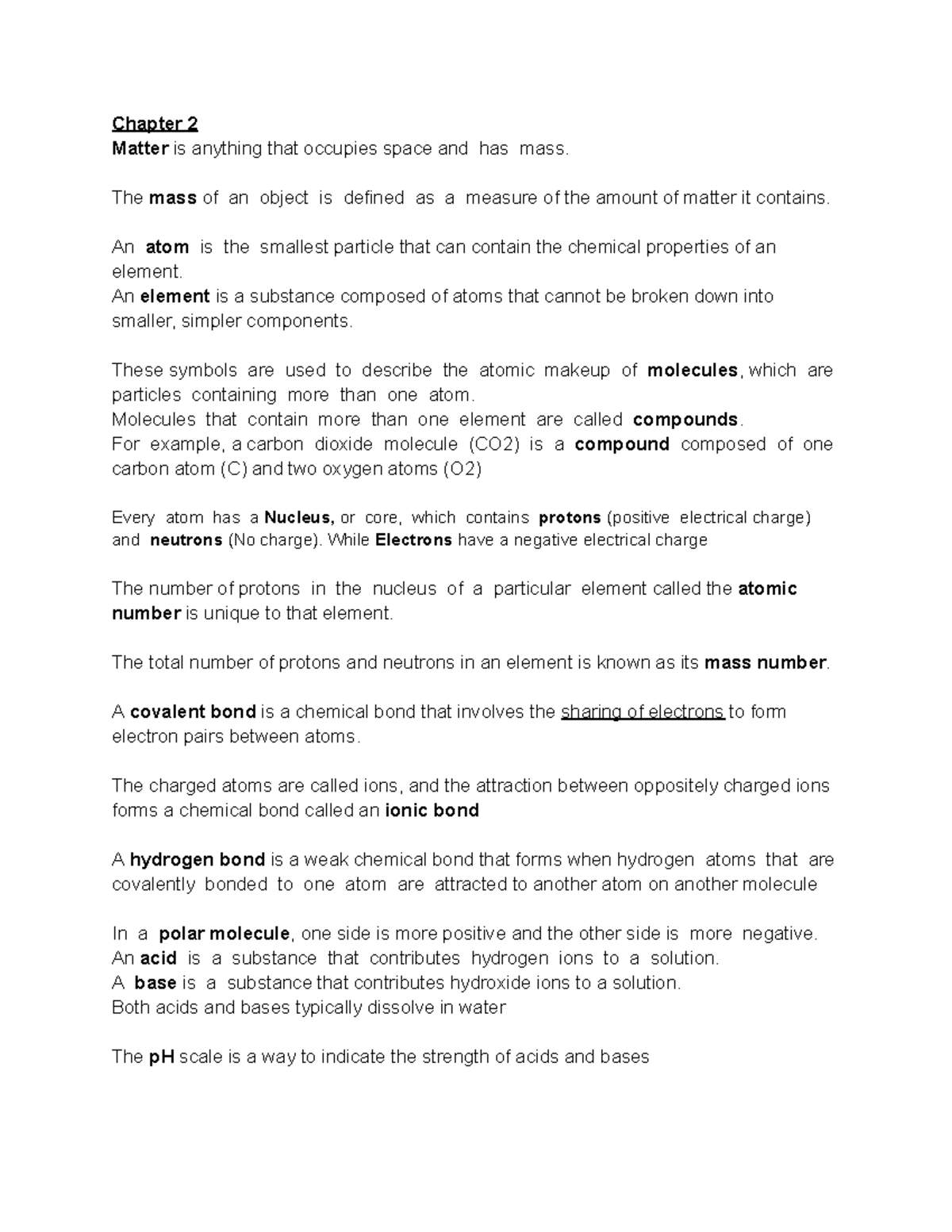 NRE Module 2 Notes - Chapter 2 Matter is anything that occupies space ...
