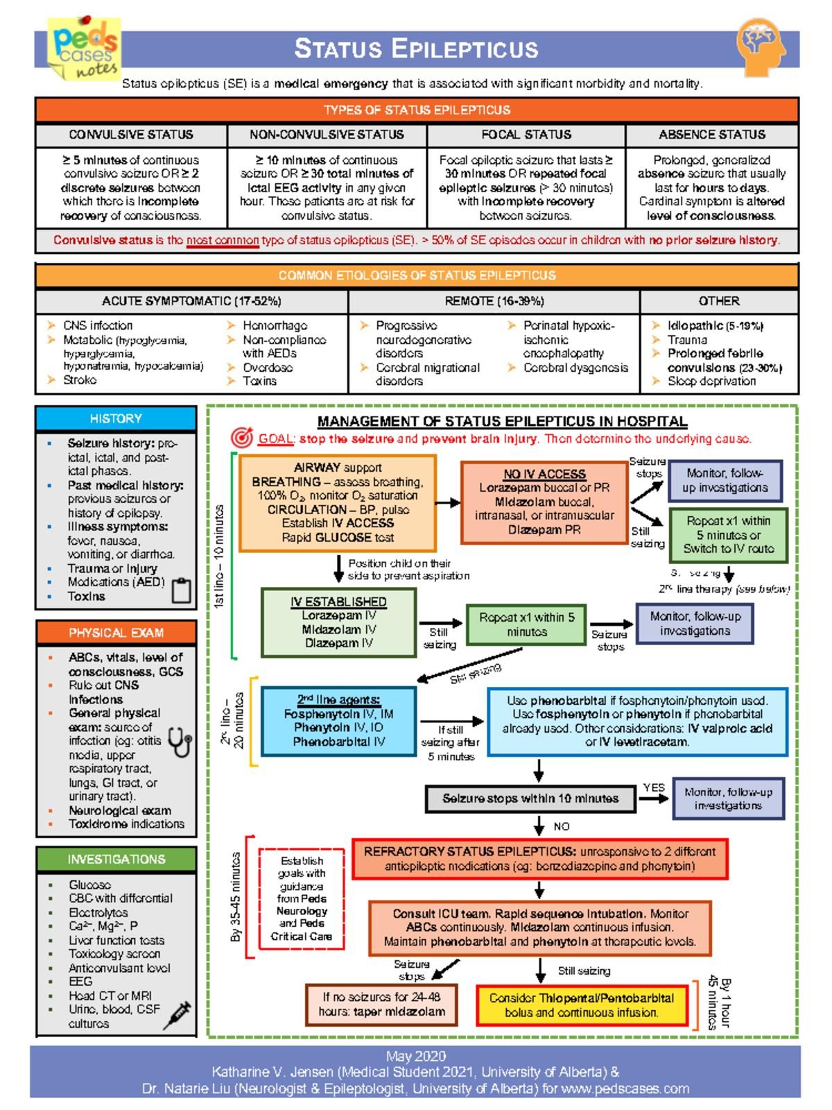 Status epilepticus 0 - INFOGRAFIA - STATUS EPILEPTICUS May 2020 ...