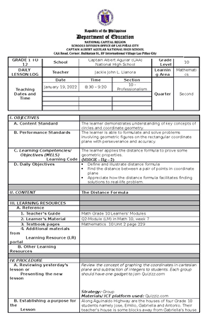 DLL Daily LOG-Q2- Ikapito- Linggo - Asignatura Filipino Markahan ...