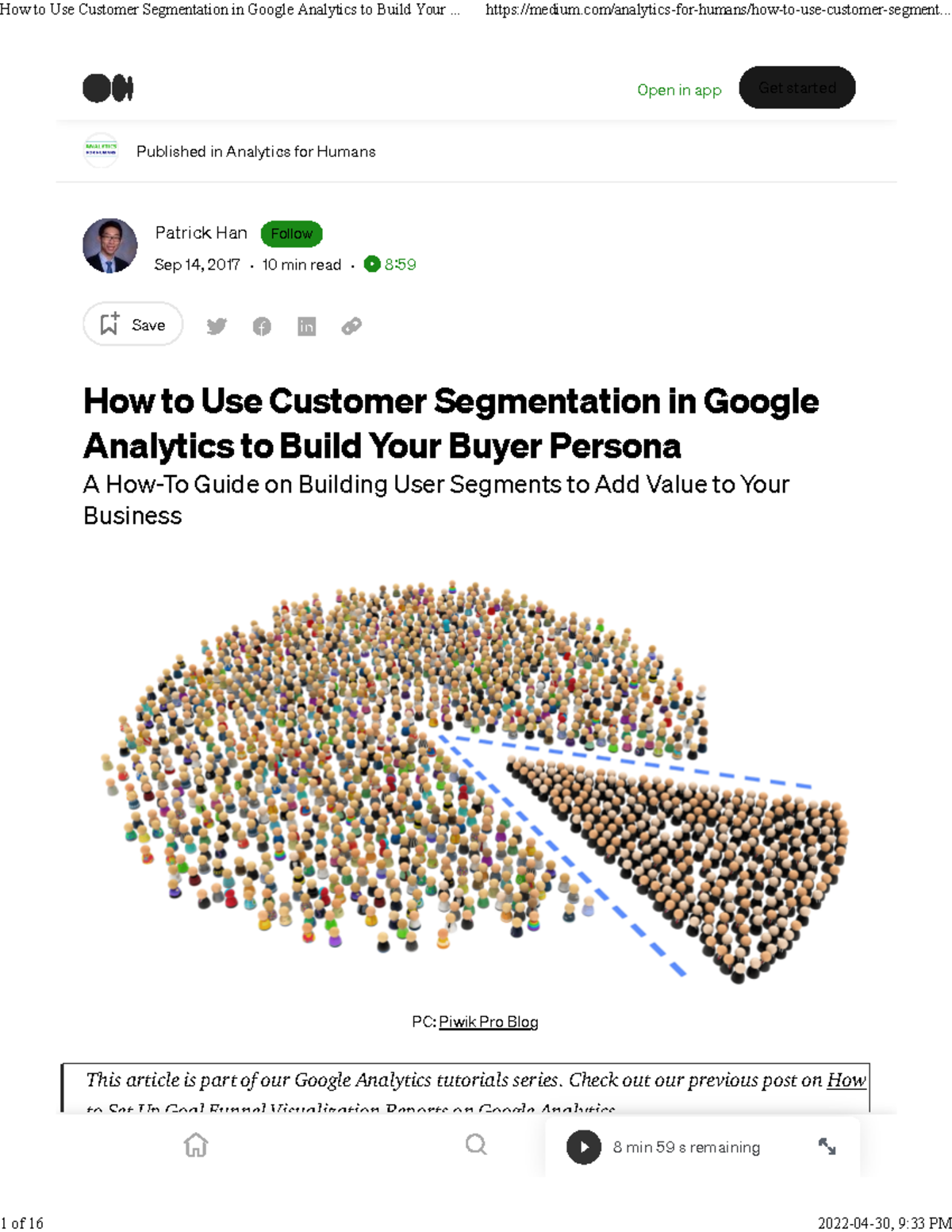 How to Use Customer Segmentation in Google Analytics to Build Your ...