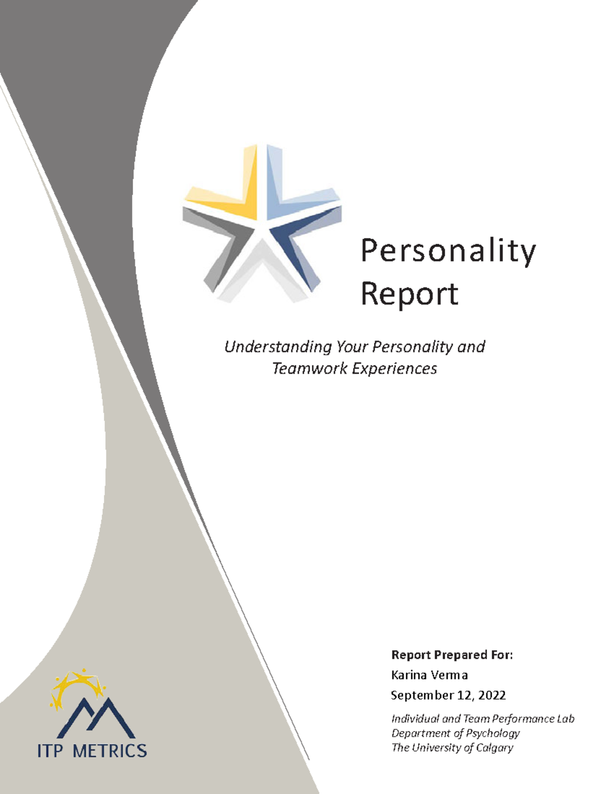Personality-Karina Verma - Personality Report Understanding Your ...