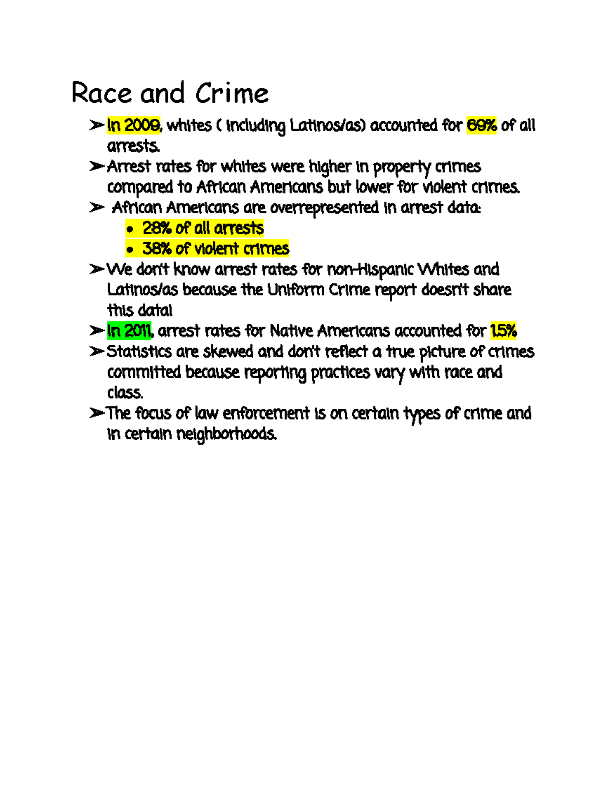 Race and Crime Facts - Race and Crime In 2009, whites ( including ...