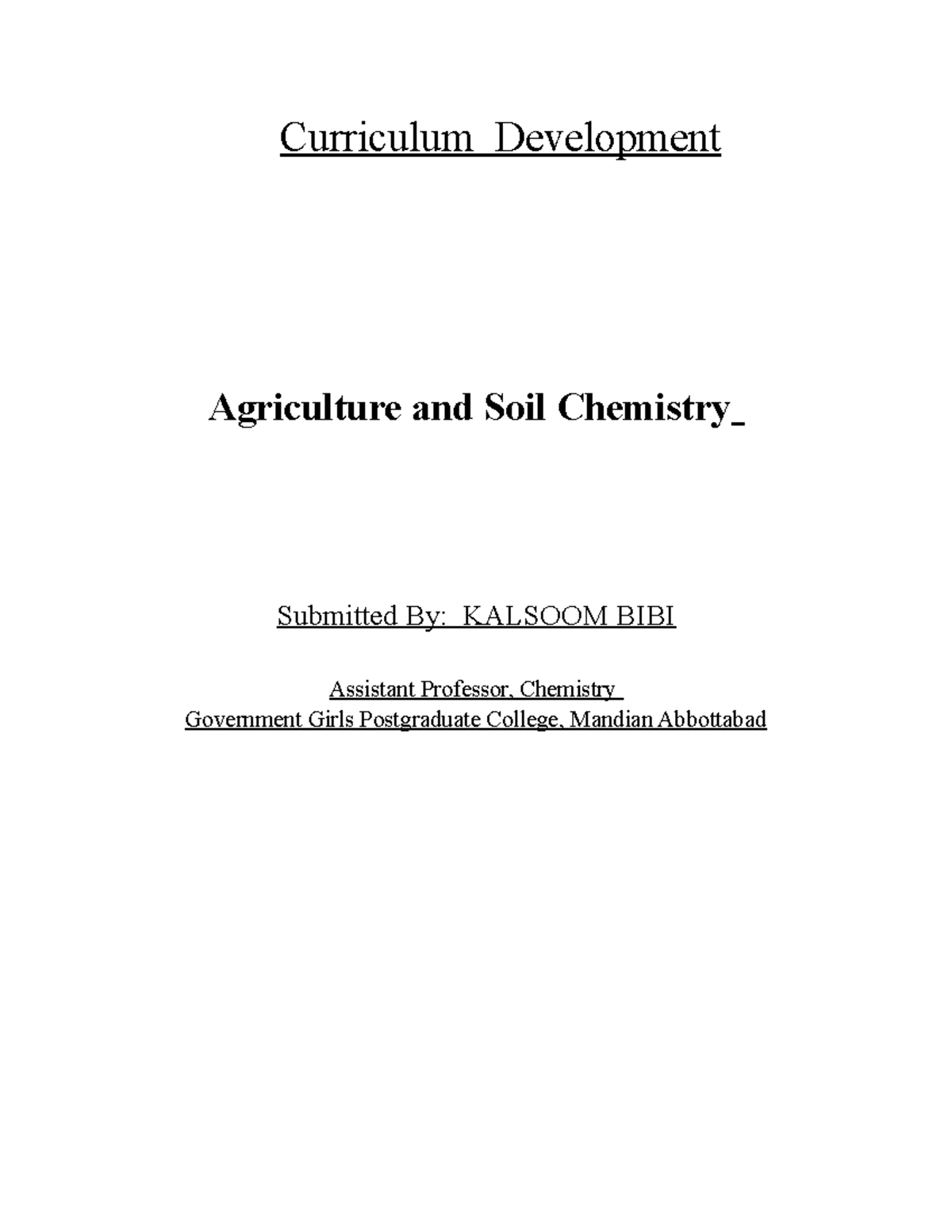 Course Outline - document - Curriculum Development Agriculture and Soil ...