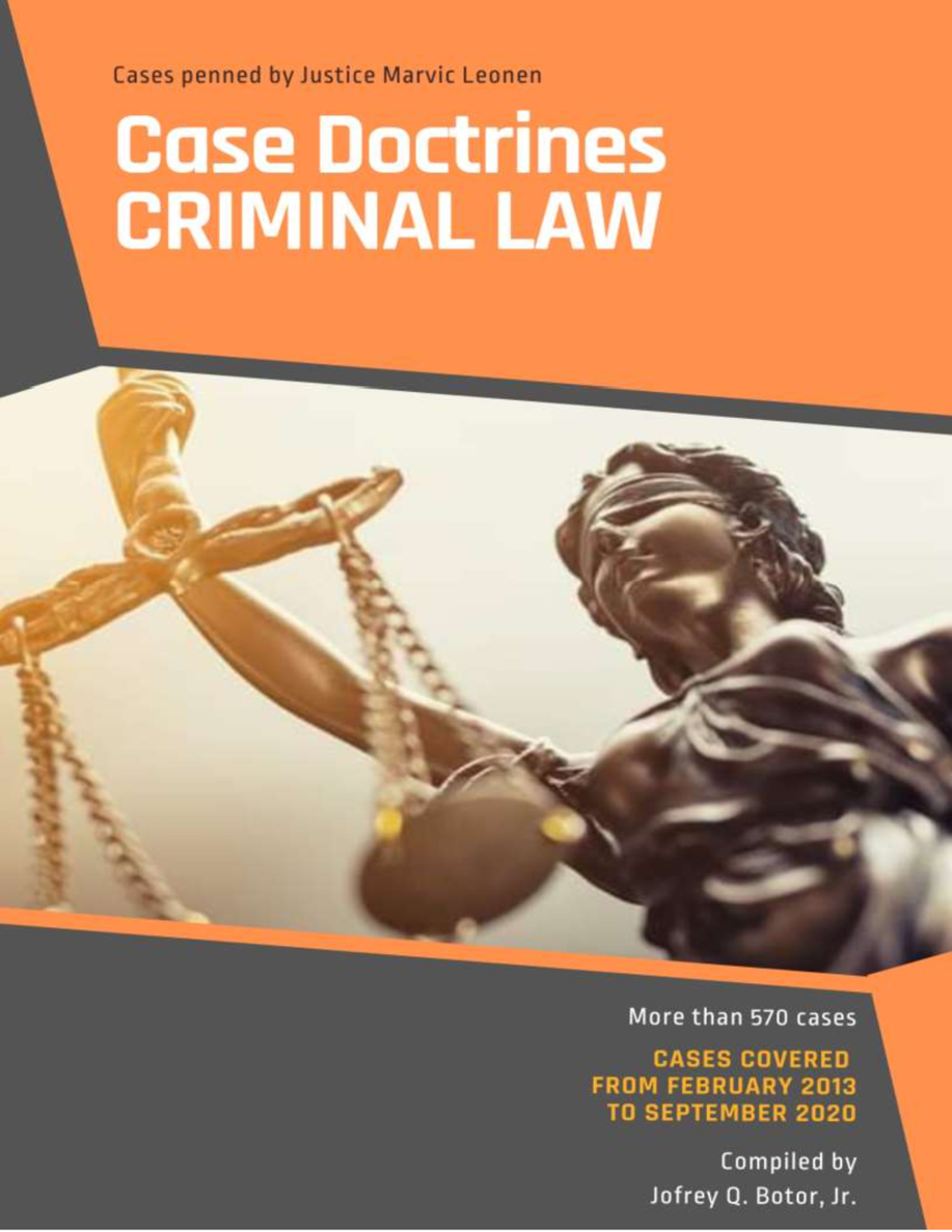 6 Criminal Law Case Doctrines Justice Marvic Leonen - / ACKNOWLEDGMENTS ...