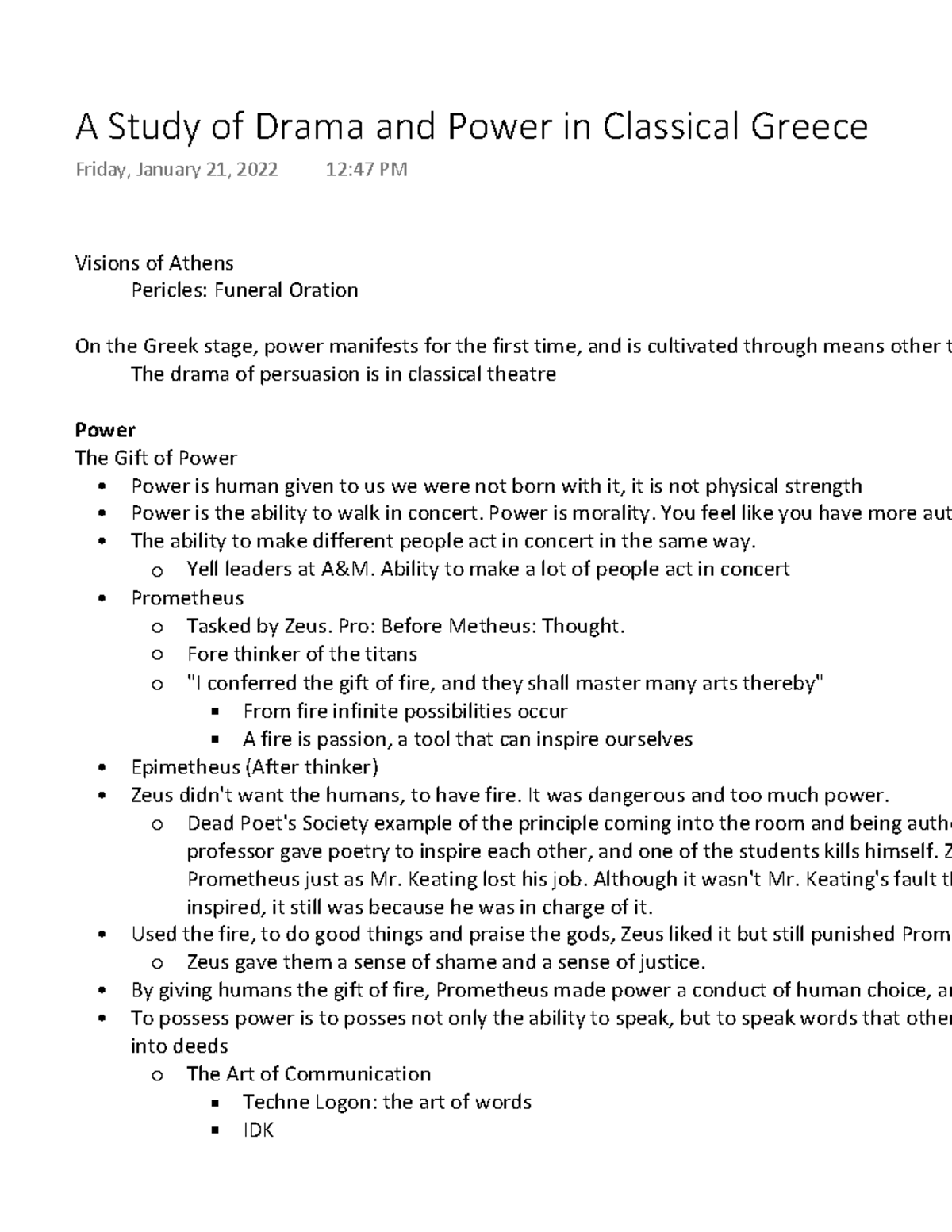 A Study of Drama and Power in Classical Greece - Visions of Athens ...