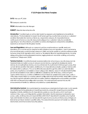 IT 423 Module One activity - IT 423: Computing as a Service Module One ...