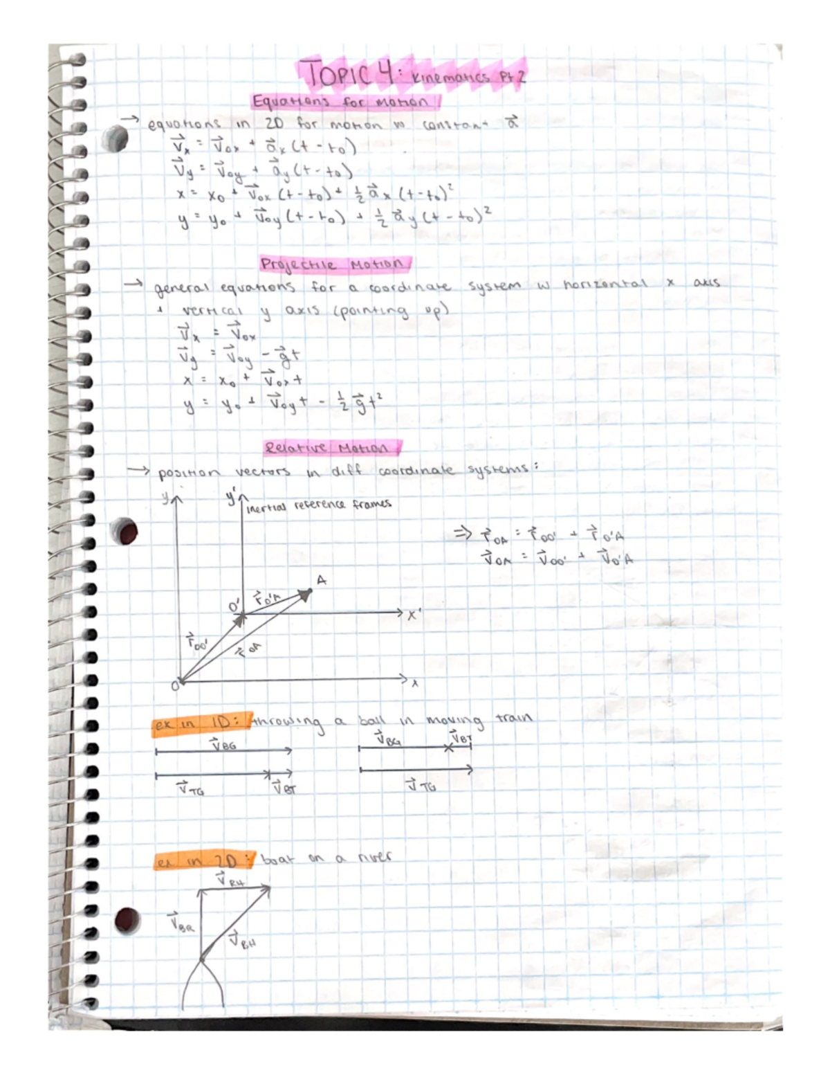 Physics 109 Topic 4 Lecture Notes - PHYS 109 - Studocu