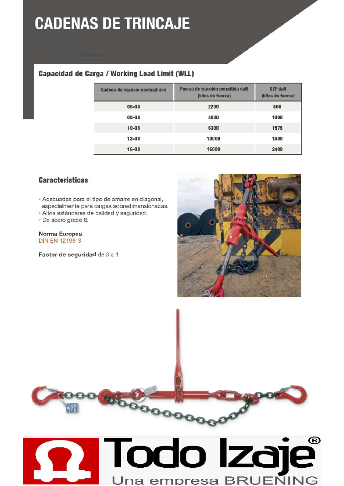 Ficha Tecnica Cadena DE Trincaje - taller mecanica de suelo - Studocu