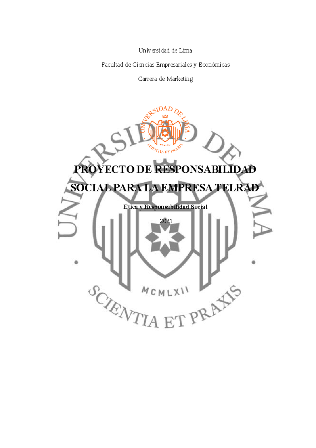 TF Ética (2) - ewfewf - Universidad de Lima Facultad de Ciencias ...