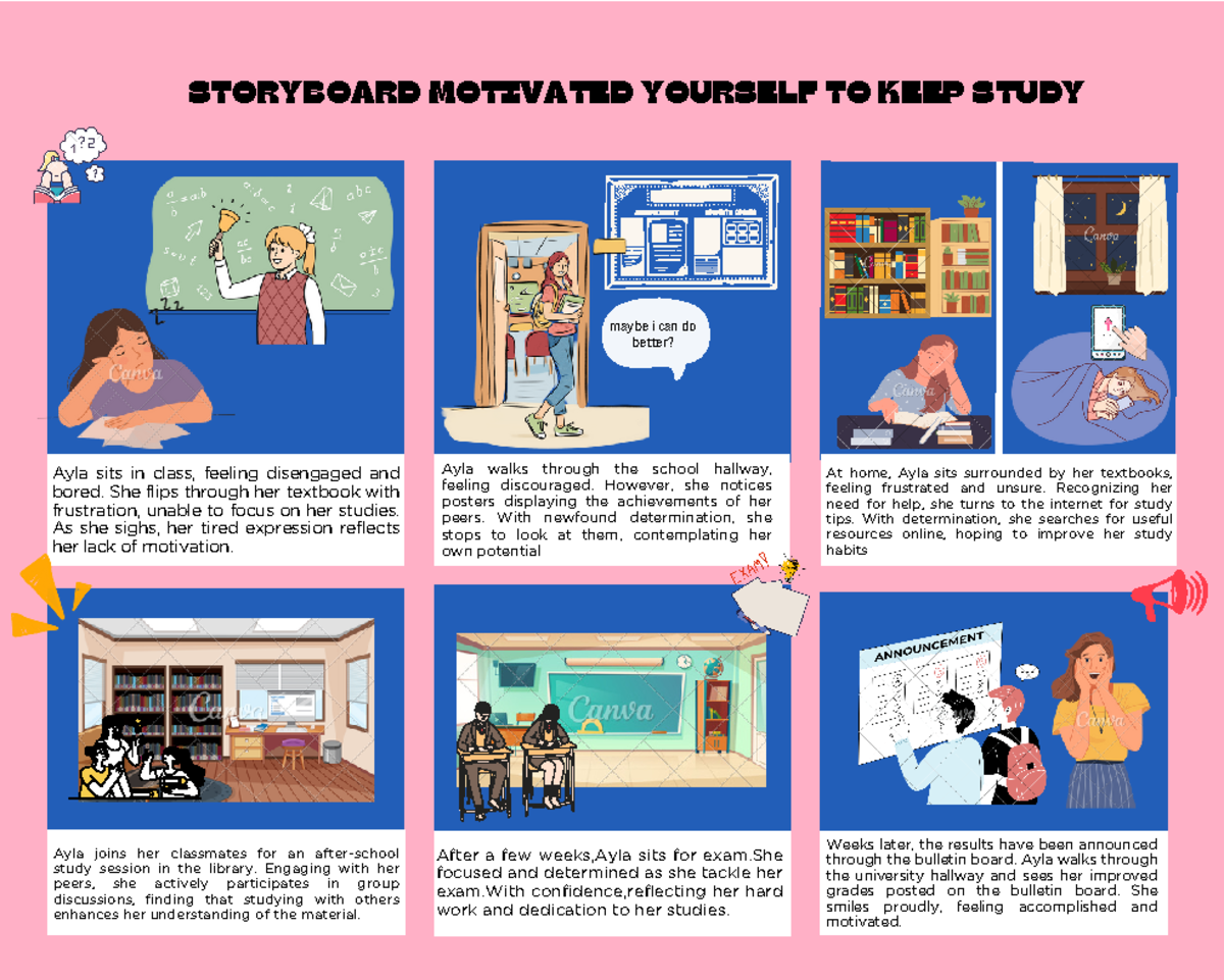 Storyboard - stryboard - Ayla walks through the school hallway, feeling ...