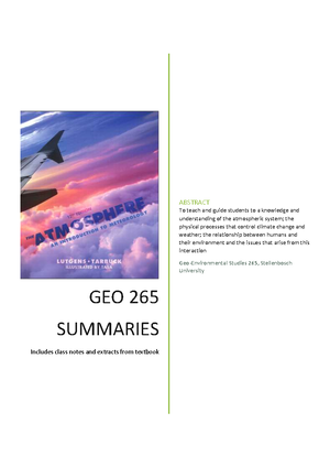 Human Geography Notes - 56502 - Studocu