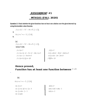 Pak301 assignment - SEMESTER FALL 2020 Assignment No. 1 PAK QUESTION NO ...