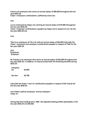 ACCA Performance Objectives - Ethics and professionalism Working for a ...