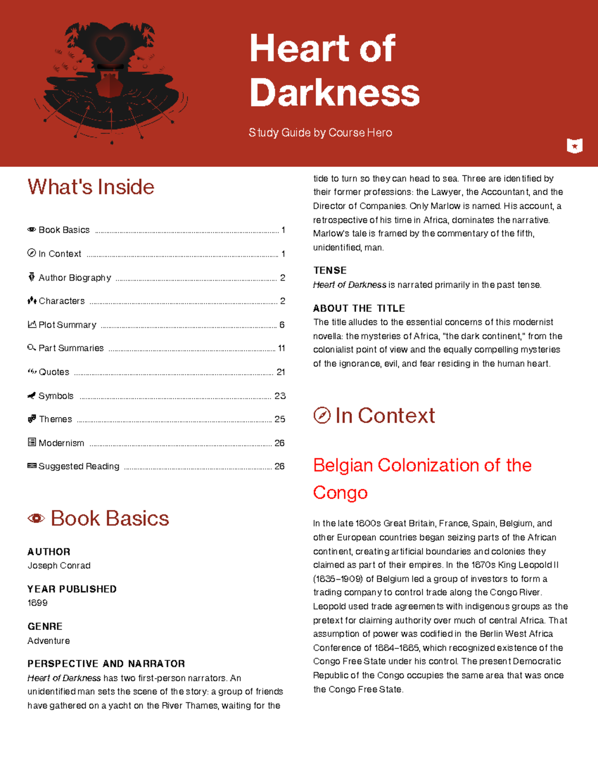 Heart OF Darkness STUDY GUIDE - ENG 120 - UP - Studocu