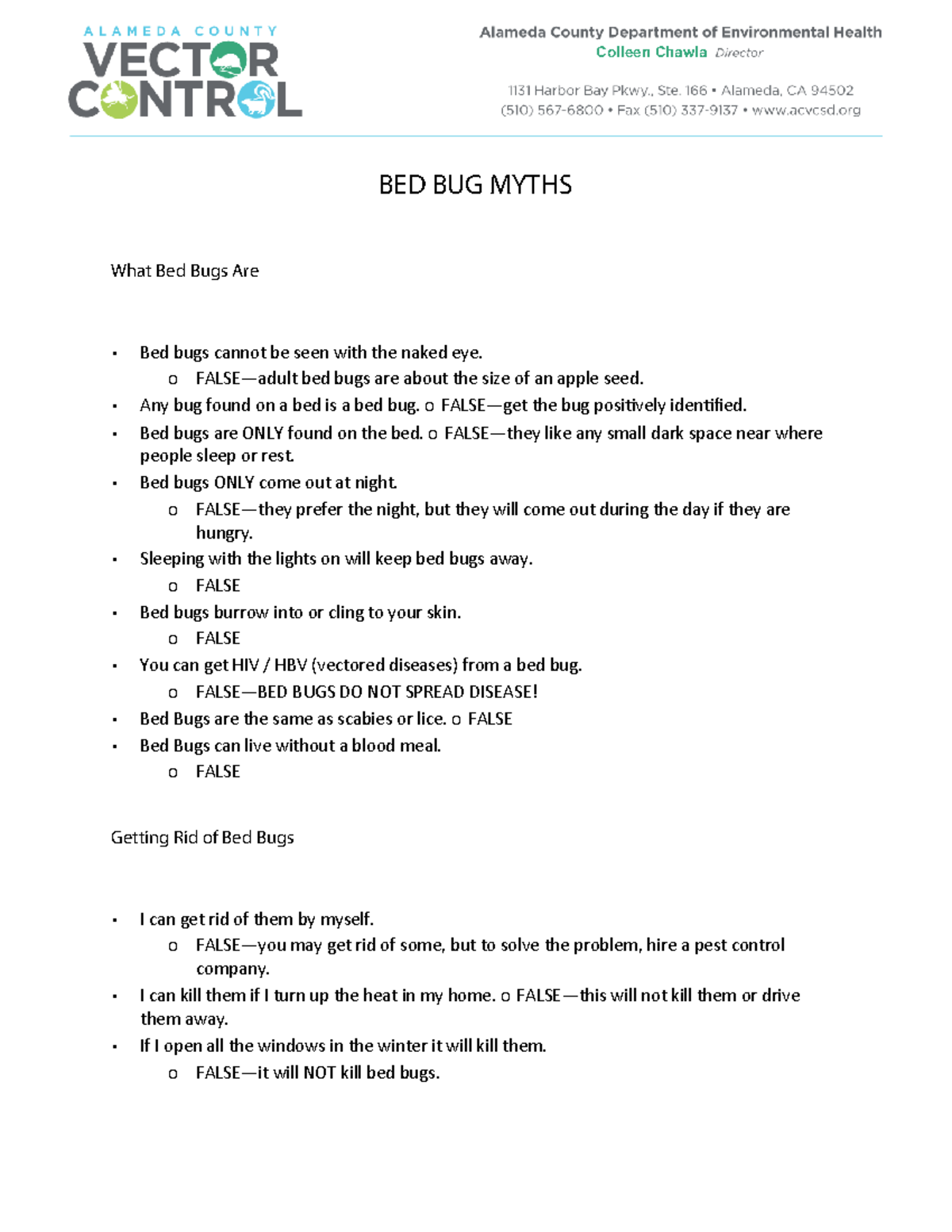 BED-BUG- Myths - Summary Anatomy - BED BUG MYTHS What Bed Bugs Are Bed ...