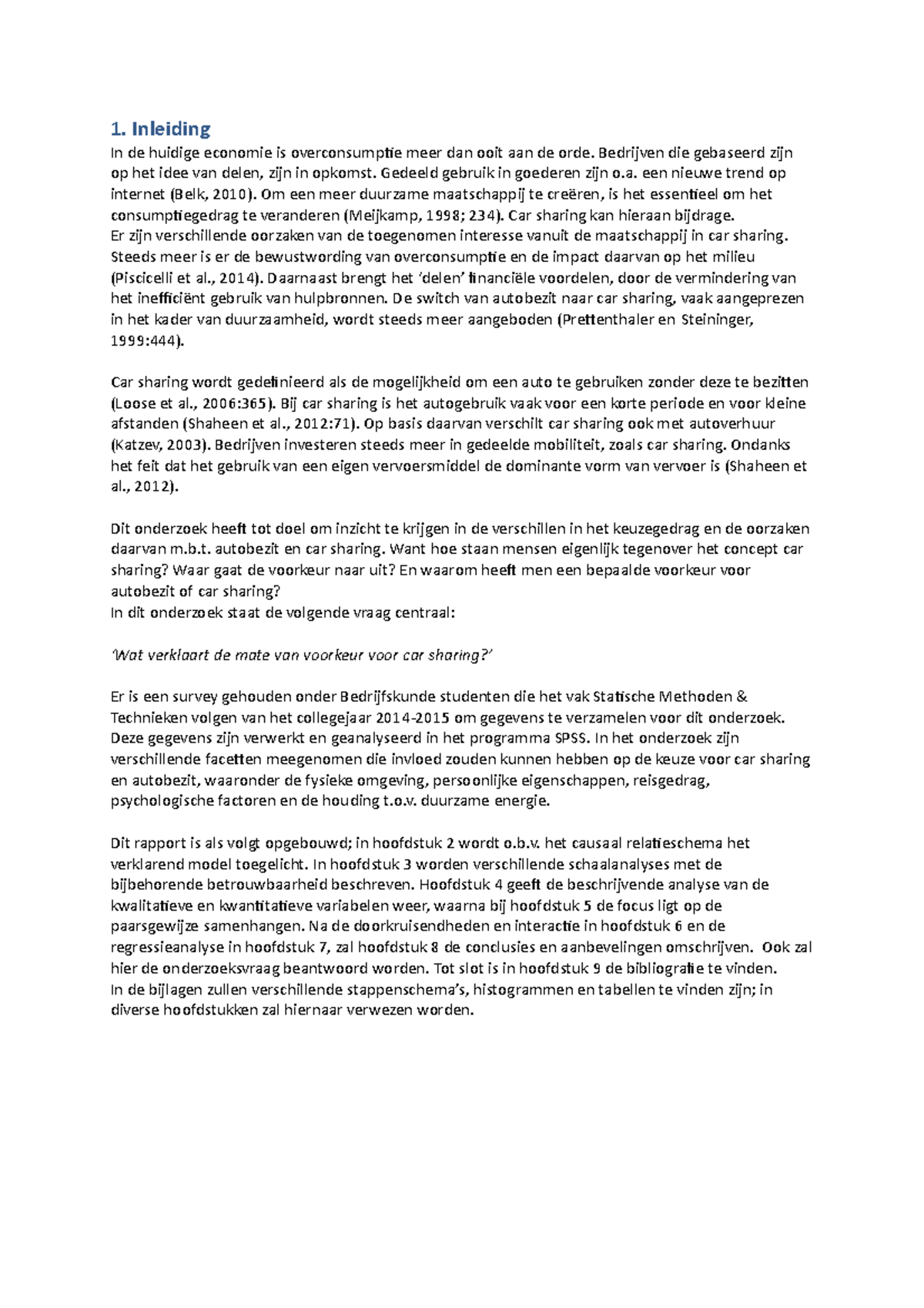 Werkstuk "Causaal relatieschema van de case. " - cijfer 7 - 1 ...