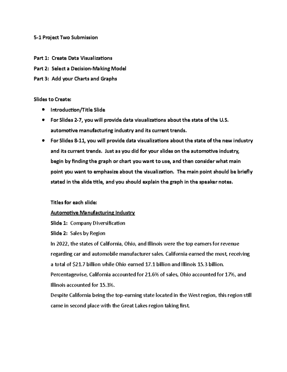 5-2 Project Milestone Two Notes - 5-1 Project Two Submission Part 1 ...