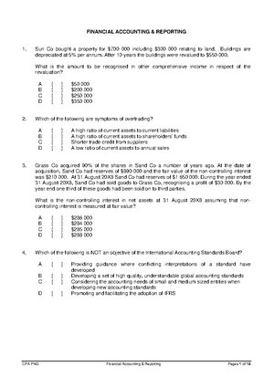 [Solved] The following is an extract from the statement of financial ...